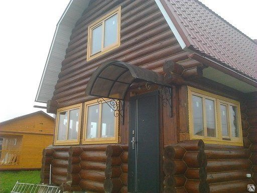 Козырек из поликарбоната над крыльцом купить за 8 500 руб./кв.м в ...