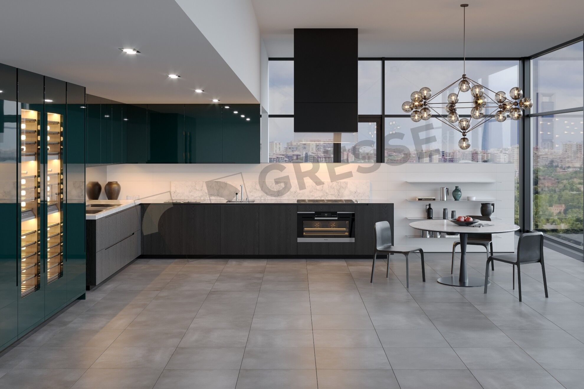 Керамогранит ГТ Gresse GRS06-04M Matera-eclipse Бетон темно-серый матовый 60х60, цена в ...